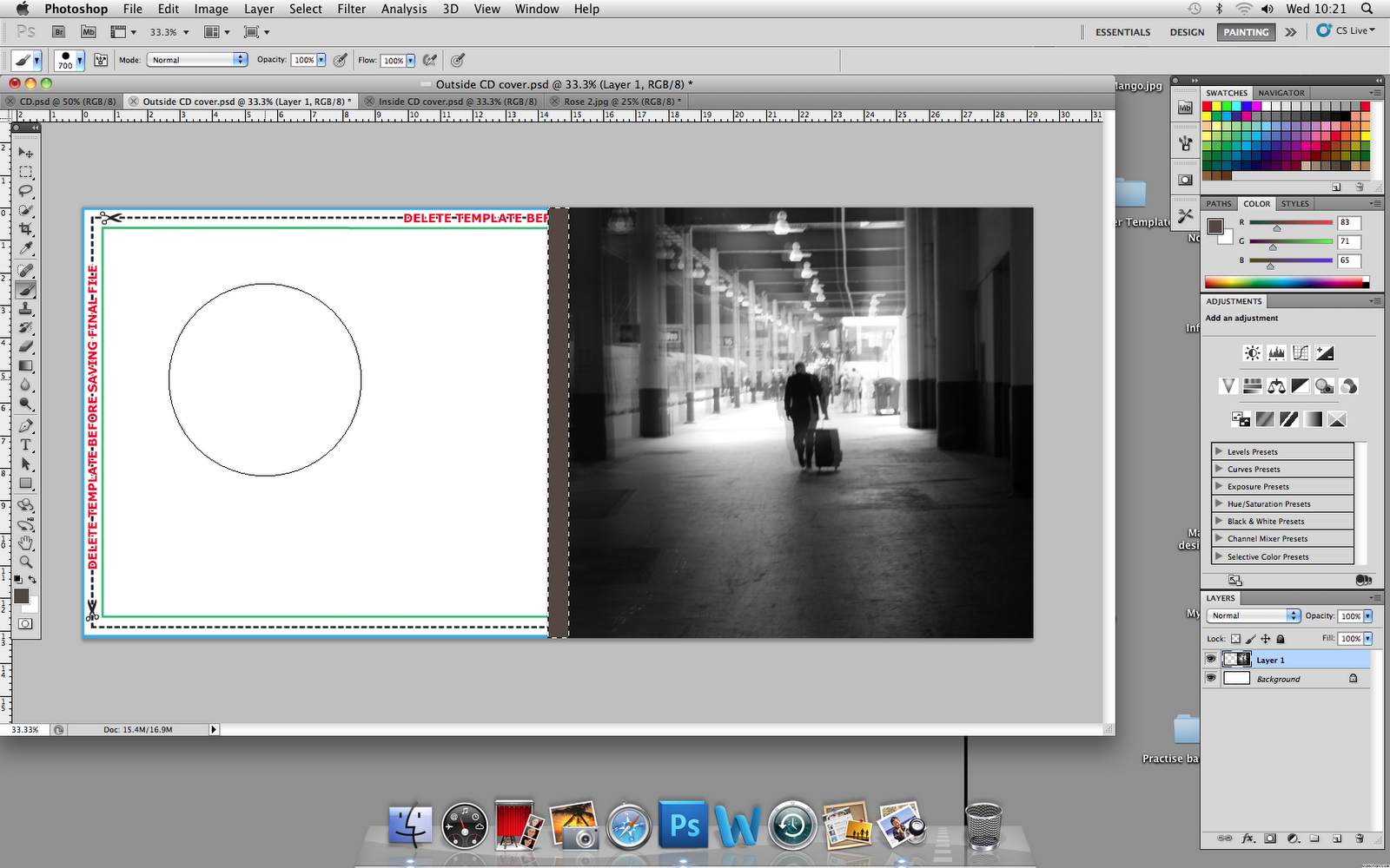 Album Cover Brief: Ideas for my final CD Cover design.
