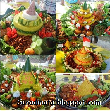 Contoh Tumpeng Kemerdekaan RI | Blog Sunadinata