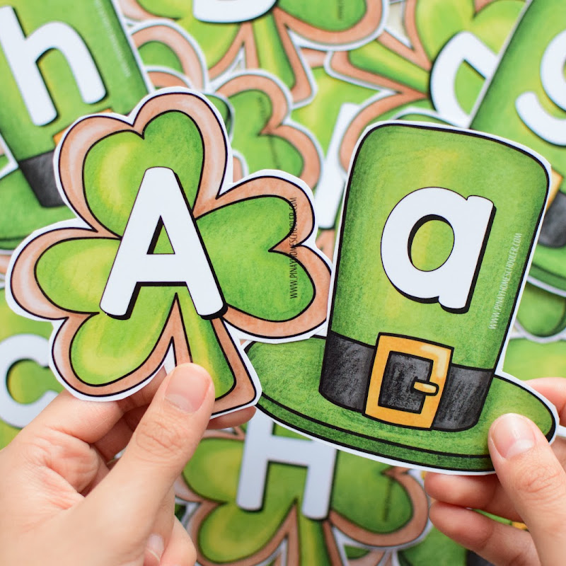 St. Patrick's Day Letter and Number Cards | The Pinay Homeschooler