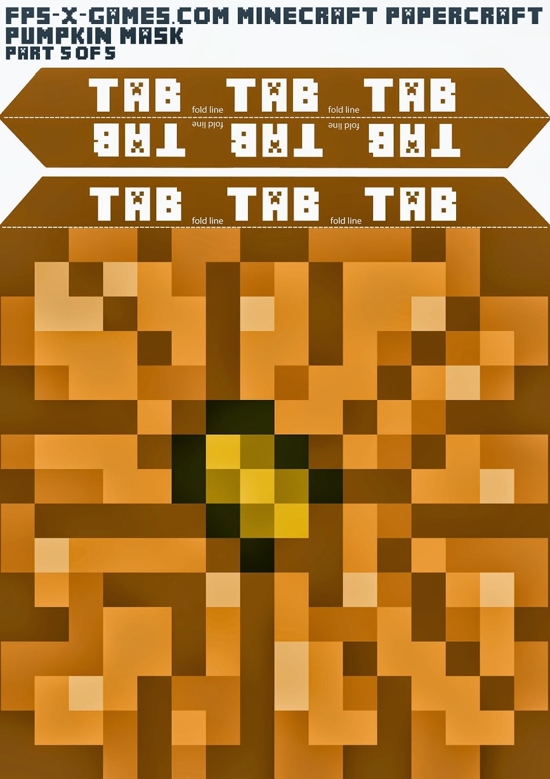 Máscaras de Minecraft para Imprimir Gratis. - Ideas y material gratis ...