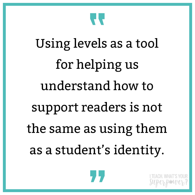 Let's Talk About Levels . . . . | Engaging Literacy