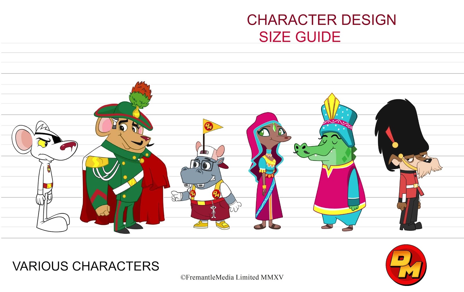 shane cooney: DANGER MOUSE CHARACTER DESIGN