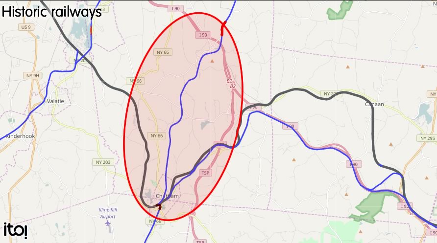 Rich's PedalPoint: Old Chatham Railroad Discoveries (plus RT 7 CT Rail ...