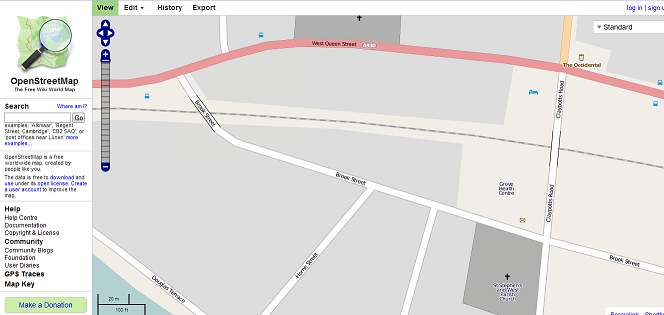 Laurie Bidwell: Quest to Correct Open Street Map Covering Dundee Road ...