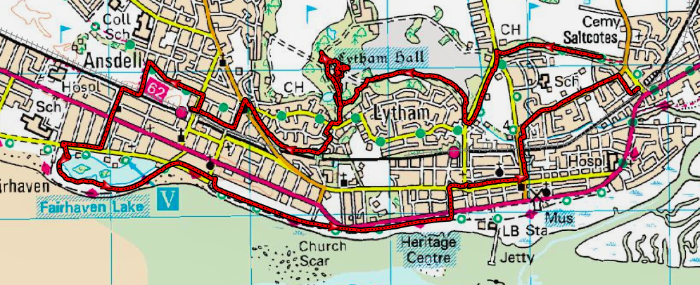 The Meanderthals: Lytham Hall route