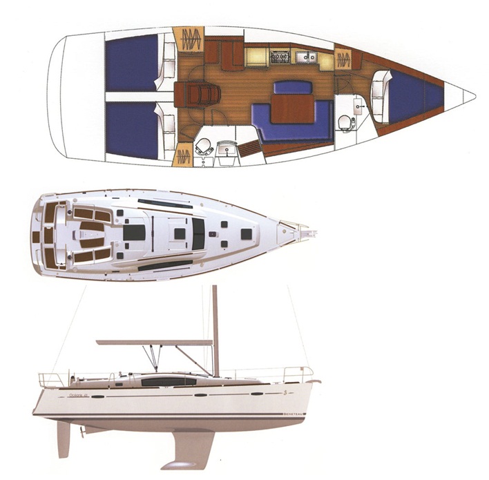 BENETEAU OCEANIS40: Présentation de l'OCEANIS 40 "Enjoy"