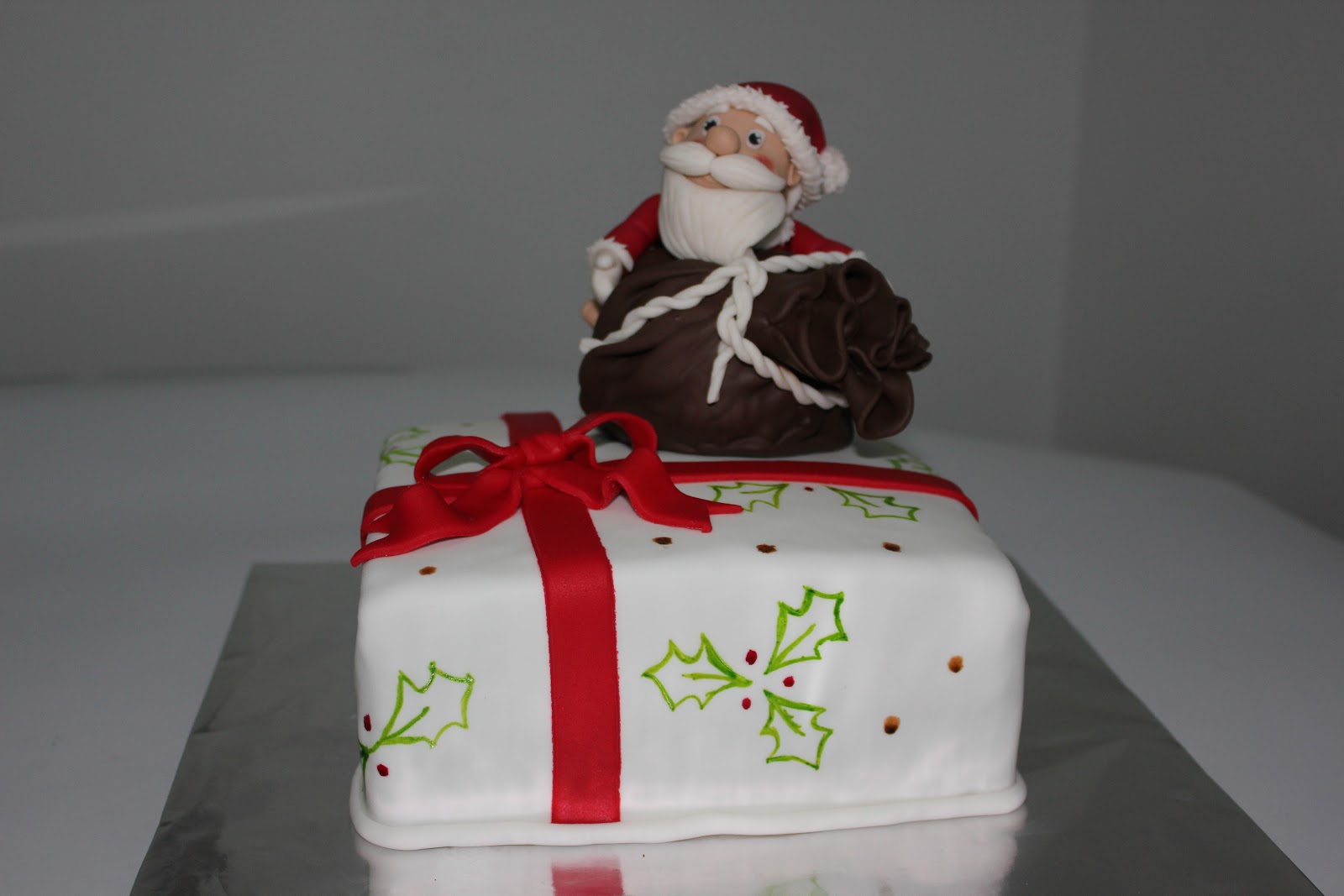 Tres de Azúcar: Tarta Fondant Santa Claus