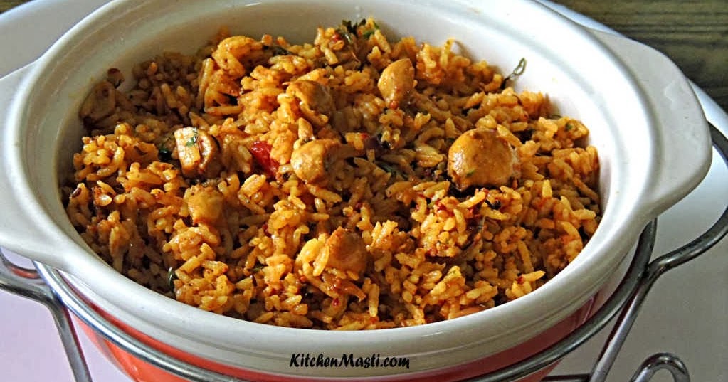 Mushroom Biryani Recipe ( Hotel Style ) | Vegetarian Recipes
