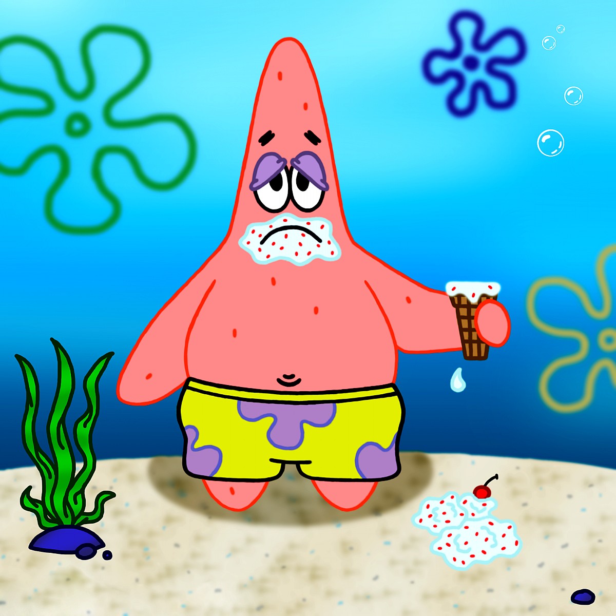 Unique Comics Animation: perfect patrick star
