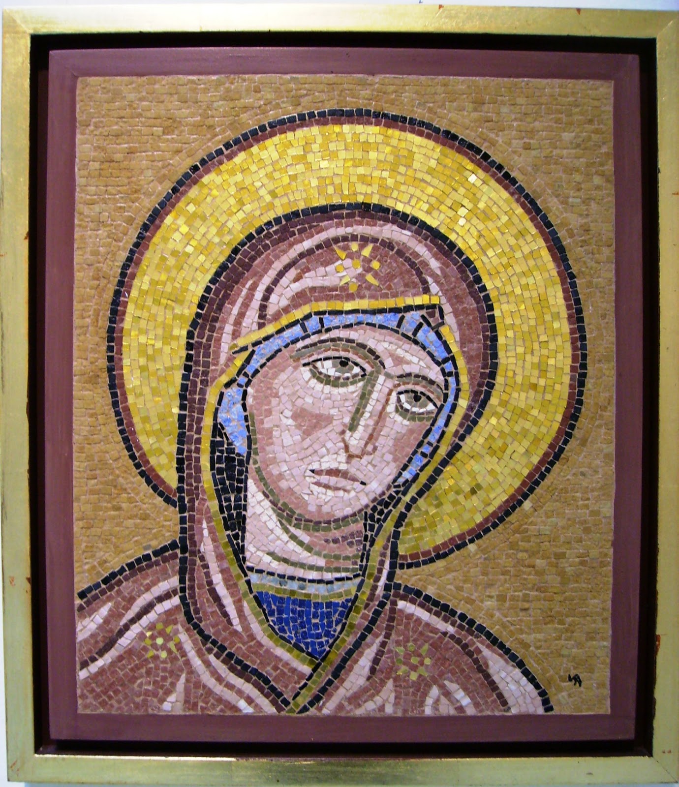Mosaics24 - Ψηφιδωτά: ΨΗΦΙΔΩΤΑ:ΠΑΝΑΓΙΕΣ