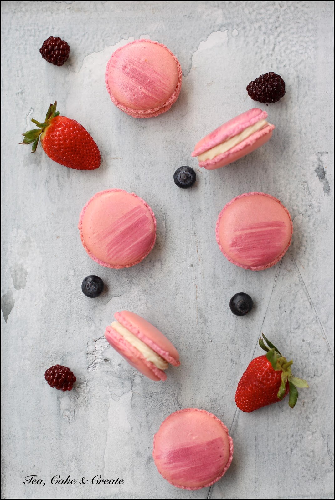Tea, Cake & Create: Mixed Berry Macarons