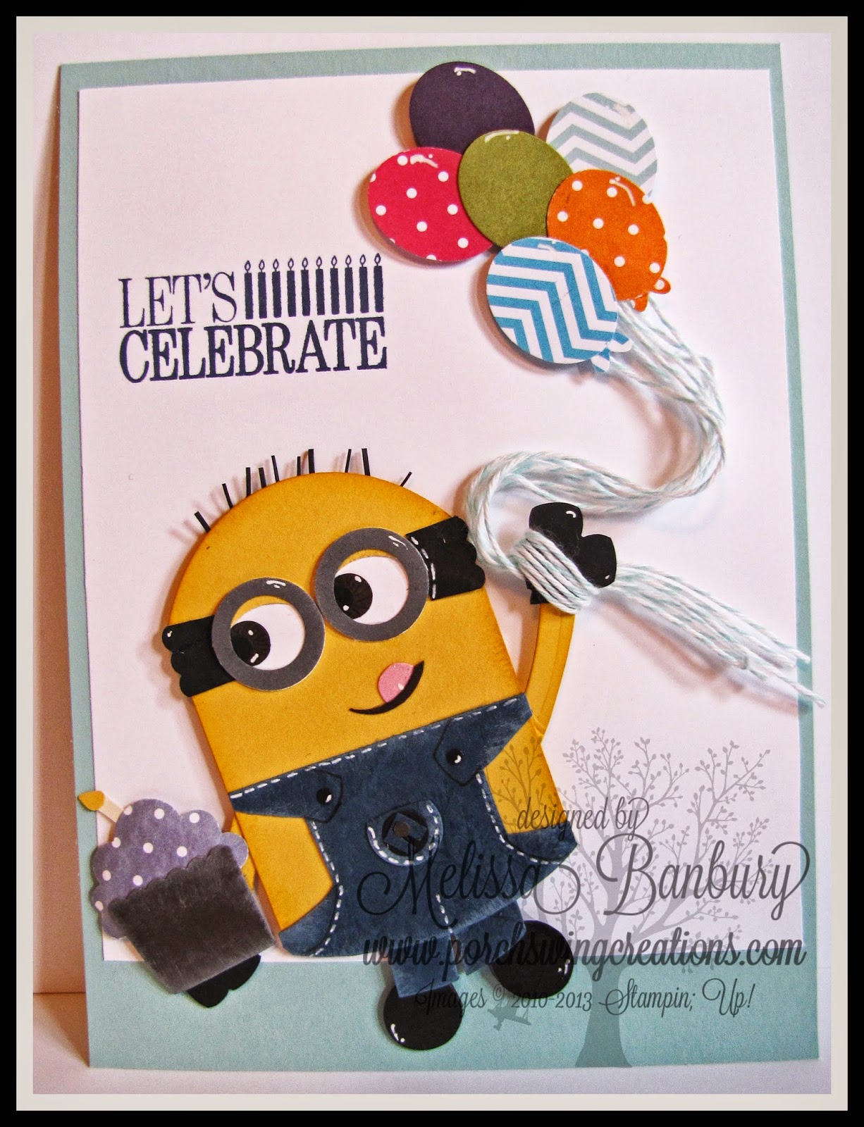 Porch Swing Creations: Minion Punch Art Birthday