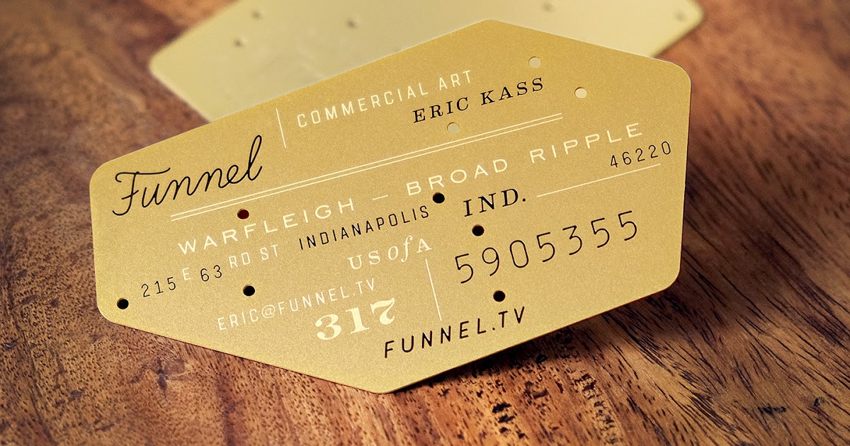 Funnel : Eric Kass - Communique: * Design : Funnel Gold Metal Business ...