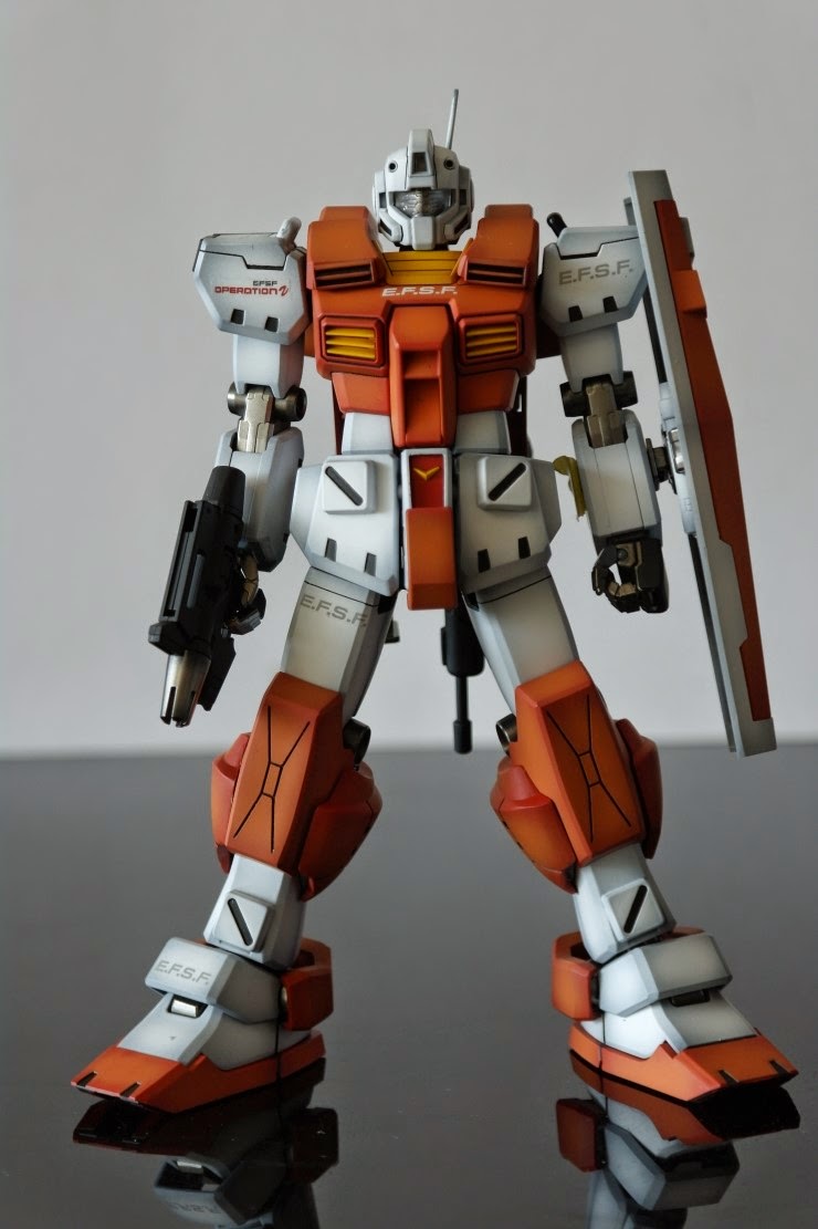 GUNDAM GUY: MG 1/100 Powered GM - Custom Build