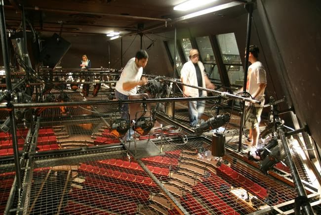 joe tacoma: CATWALK AND TENSION GRID FRAMING