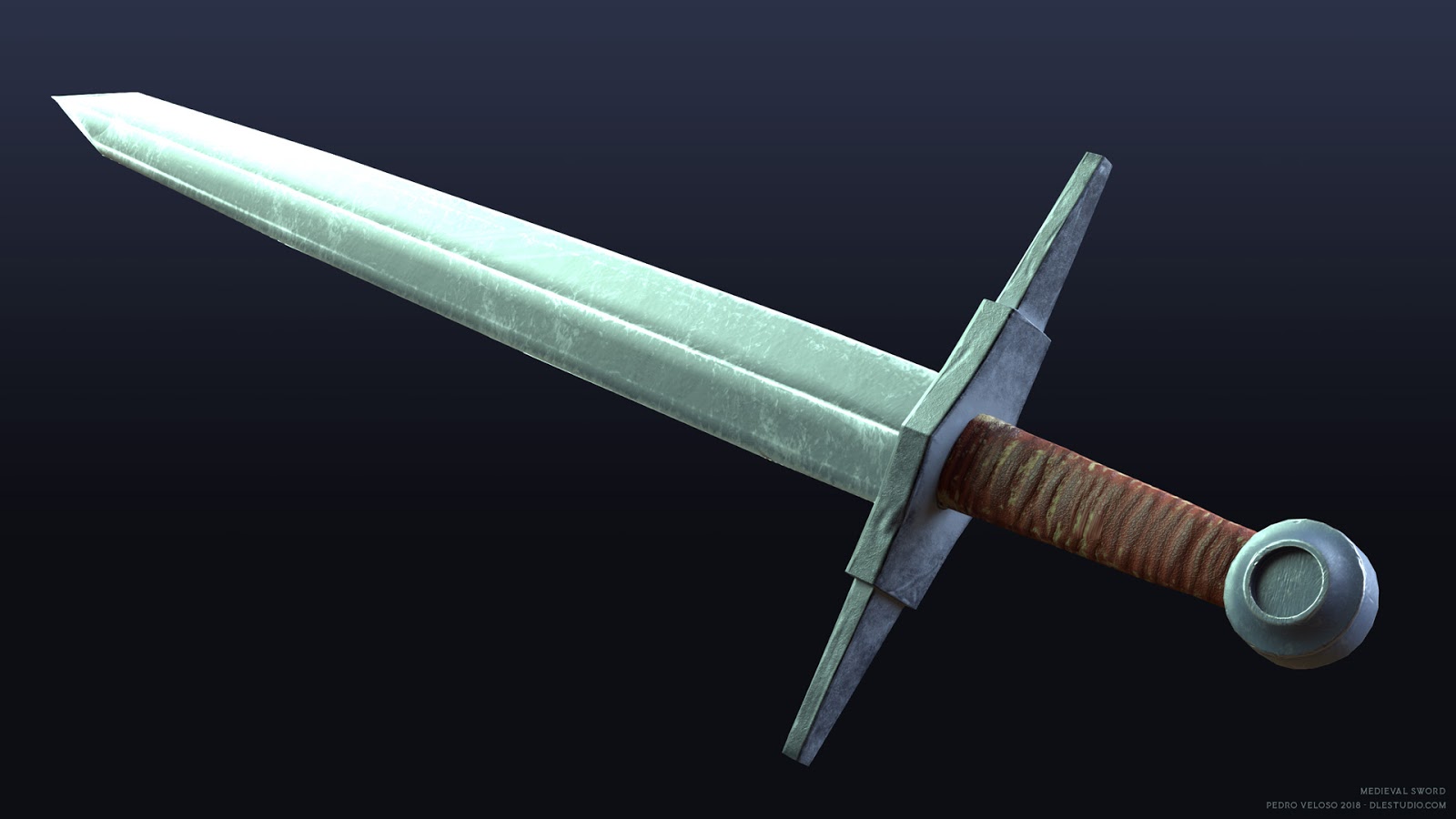 Wobbly Doodles: Medieval Sword - From Concept Art to 3D