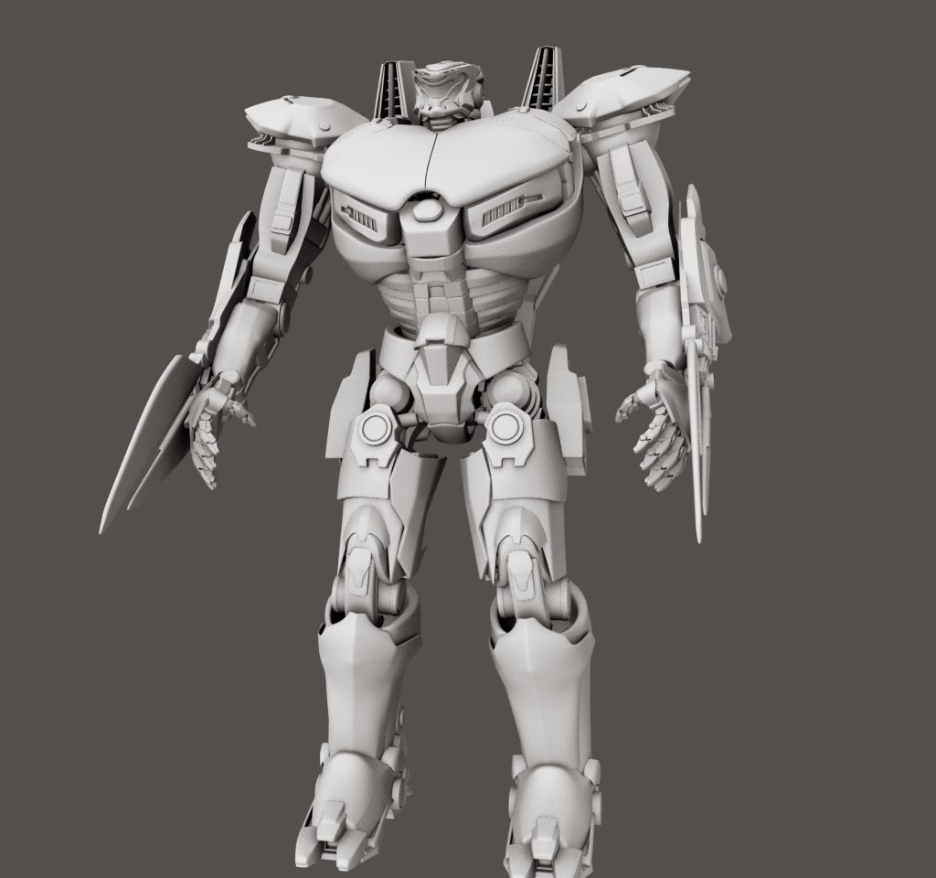 Modeling and Texturing: Striker Eureka from Pacific Rim