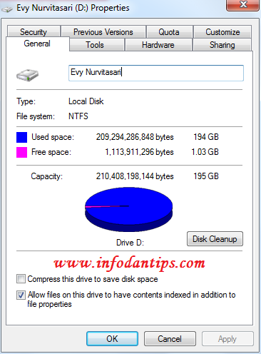 Cara Mudah Menghitung Kapasitas Hardisk (Hard Disk) - Info dan Tips