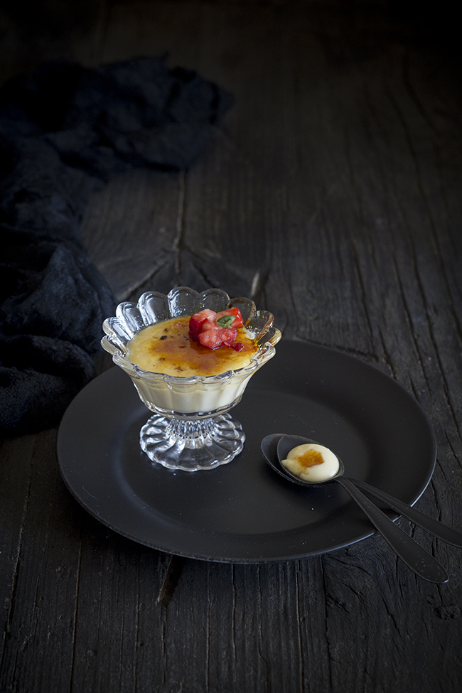 Crema quemada con queso y miel - Mi Gran Diversión