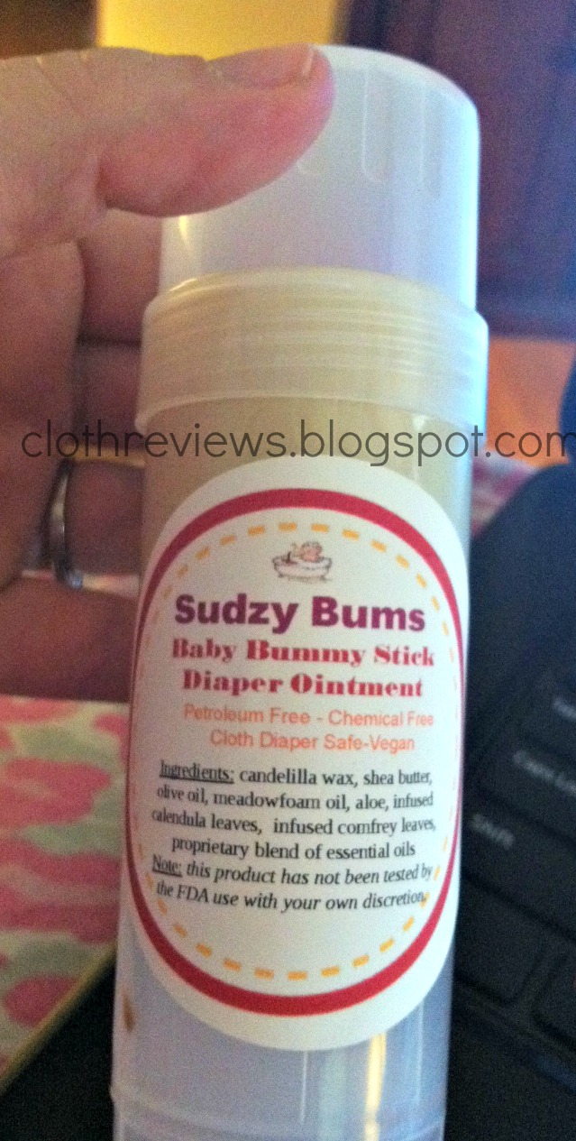 Beth's Baby Blurbs : Sudzy Bums Baby Bummy Stick Review and Coupon Code