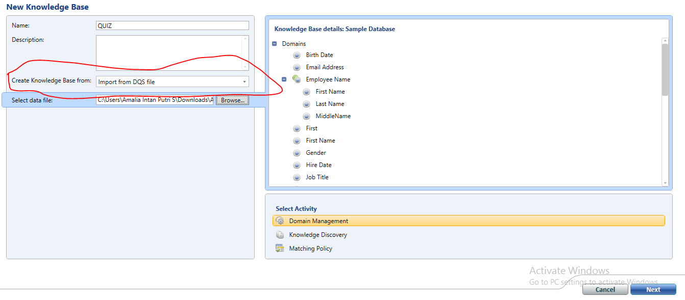 TUTORIAL DQS SQL SERVER TAHAP 1 : PROFILING DATA (PART 1) - Arif ...