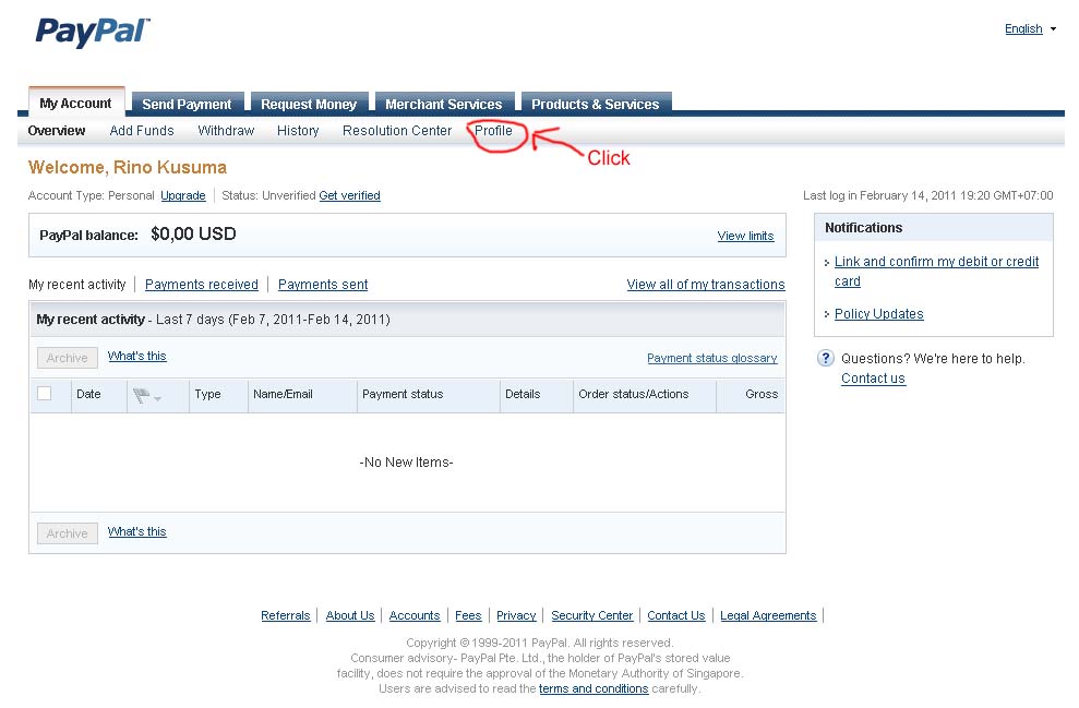 Change Password To Your PayPal Account Security | Adsinse
