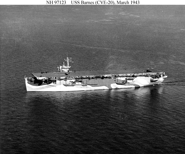 Naval Warfare: USS Barnes (CVE-20, CVHE-20)