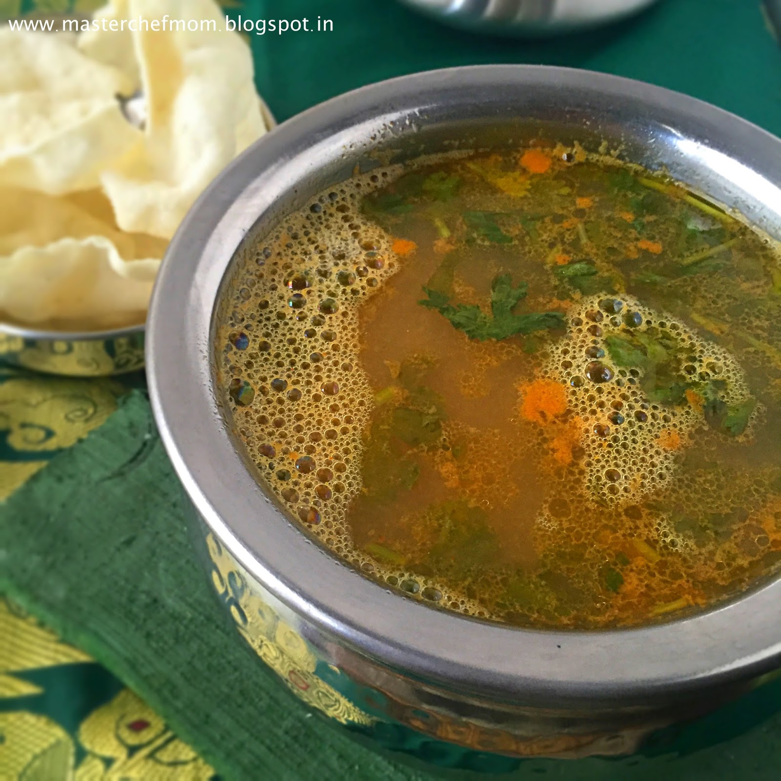MASTERCHEFMOM: Mysore Rasam | Karnataka Special Recipe | How to make ...