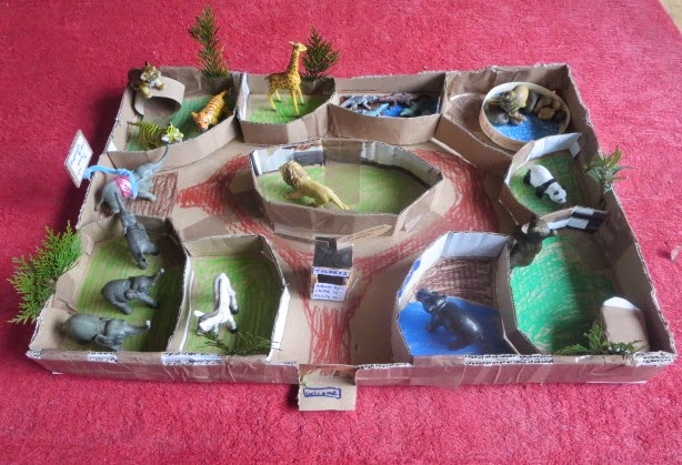 The quirky parent: Thinking inside the box: Make a cardboard zoo