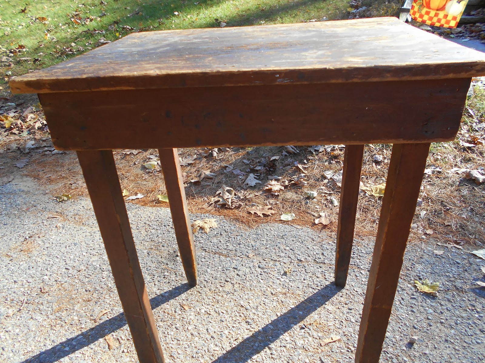 Log Cabin Antiques & Gifts: Rustic little side table