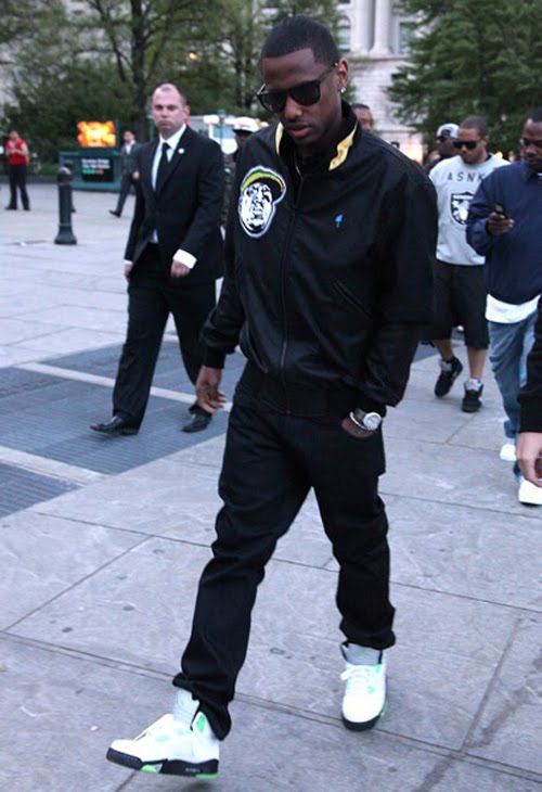 KICK GAME : Spotted: Fabolous- Air Jordan V "Quai 54" + Matching ...