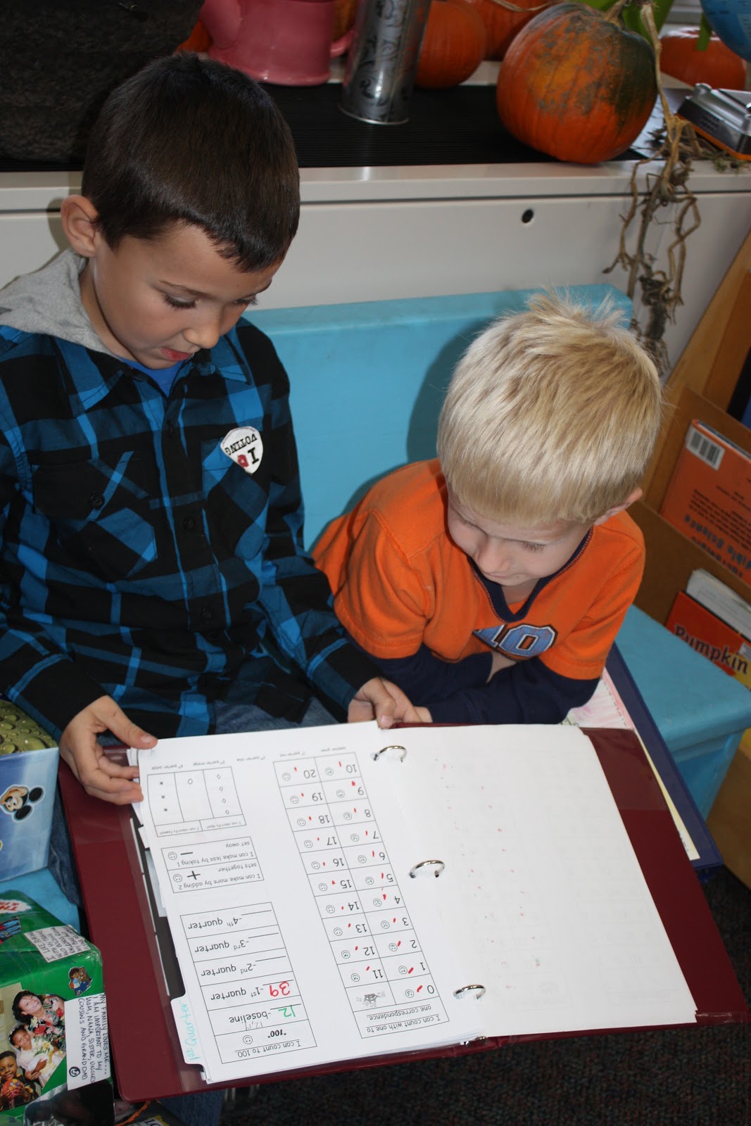Mrs. Atkin's Kindergarten: Portfolios- Preparing for Student-Led ...