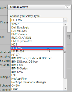 自由人、自由事: Solarwinds Storage Manager - HP EVA 設定篇