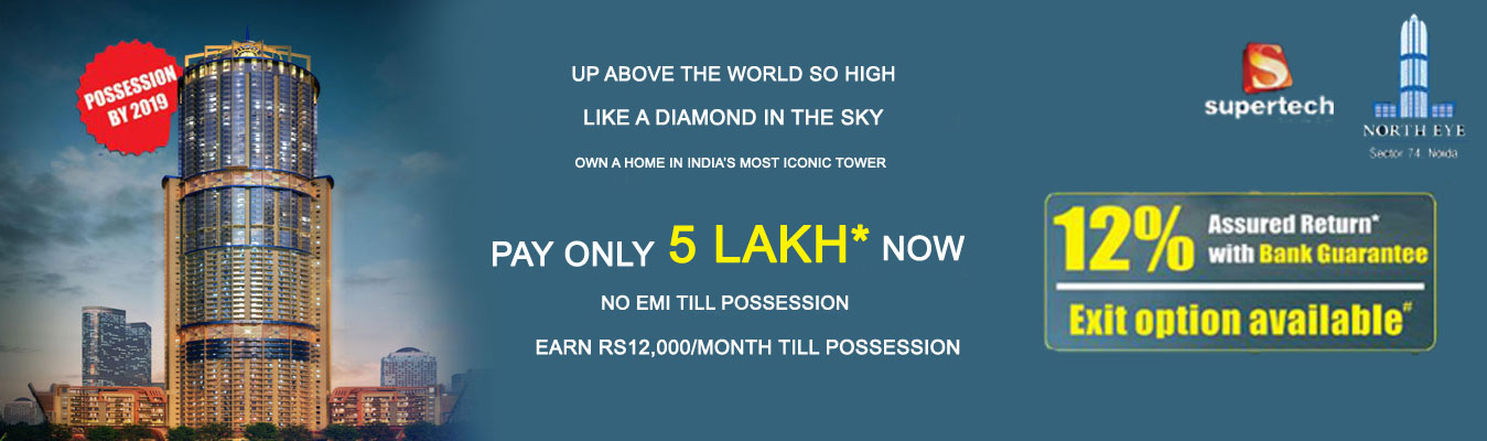 Supertech North Eye - Studio Apartments in Noida