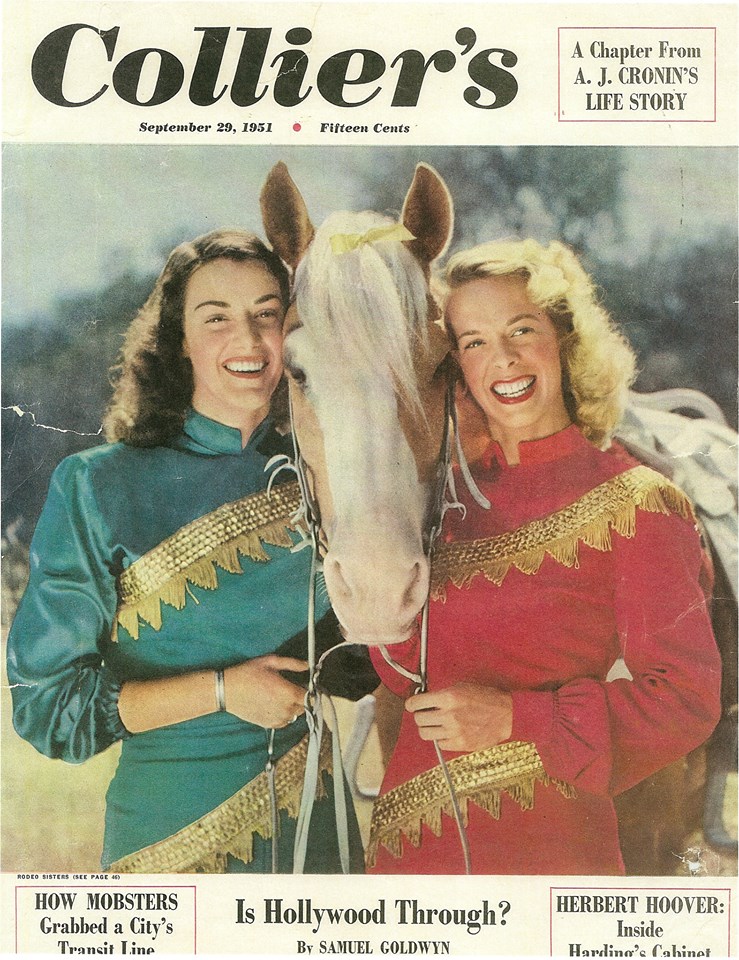 Cowboy Kisses: Trick Riding Sisters-Shirley and Sharon Lucas