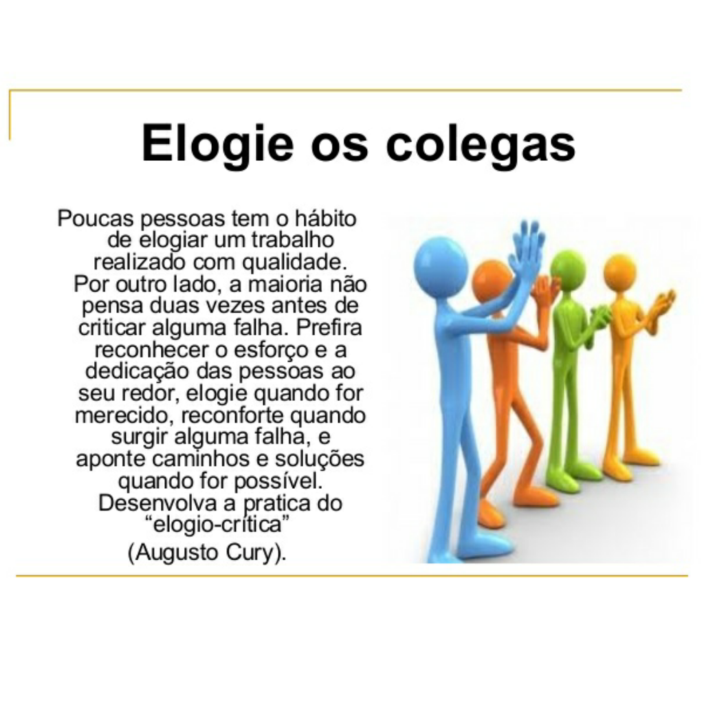 LopesCa: Elogie os colegas