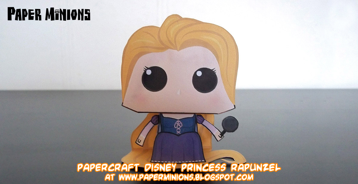 Ninjatoes' papercraft weblog: Disney Princess Rapunzel papercraft toy