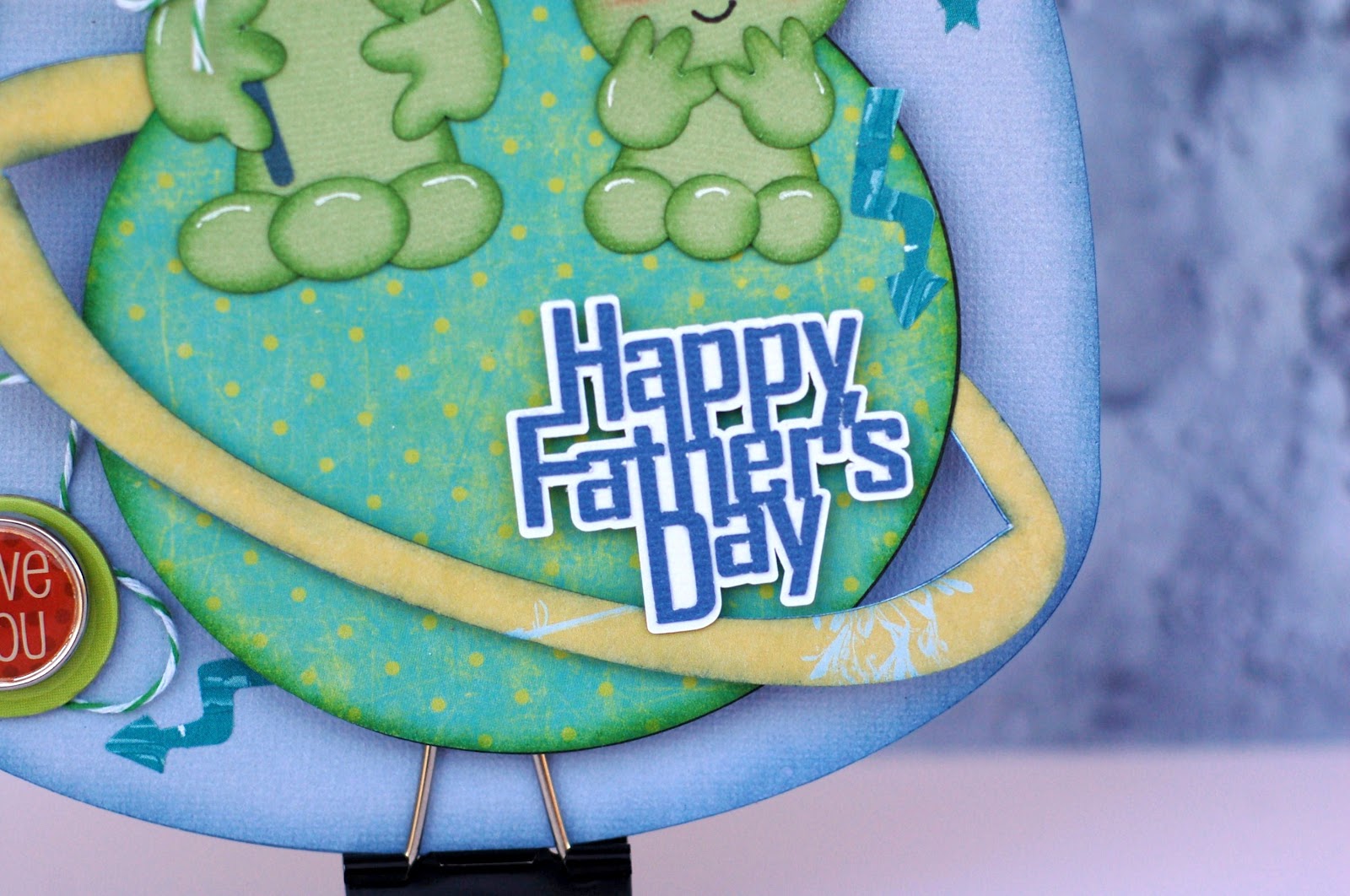 Paper Creations by Kristin: Happy Father's Day - Alien Card