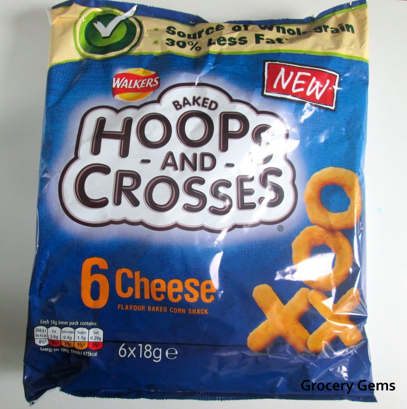 Grocery Gems: New Walkers Hoops And Crosses Cheese Flavour