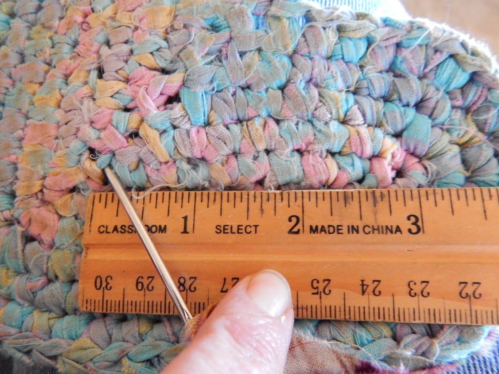 Thoughts from Frank and Fern: Guess What? Rag Rug Coasters
