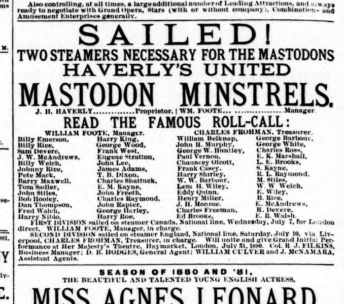 Yesterday’s Papers: Eugene Stratton (1861-1918)