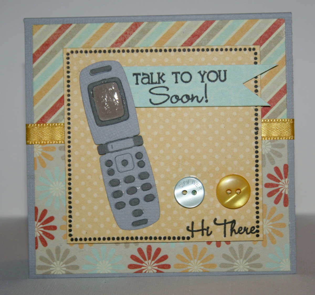 I scrap my way: Talk to you soon....