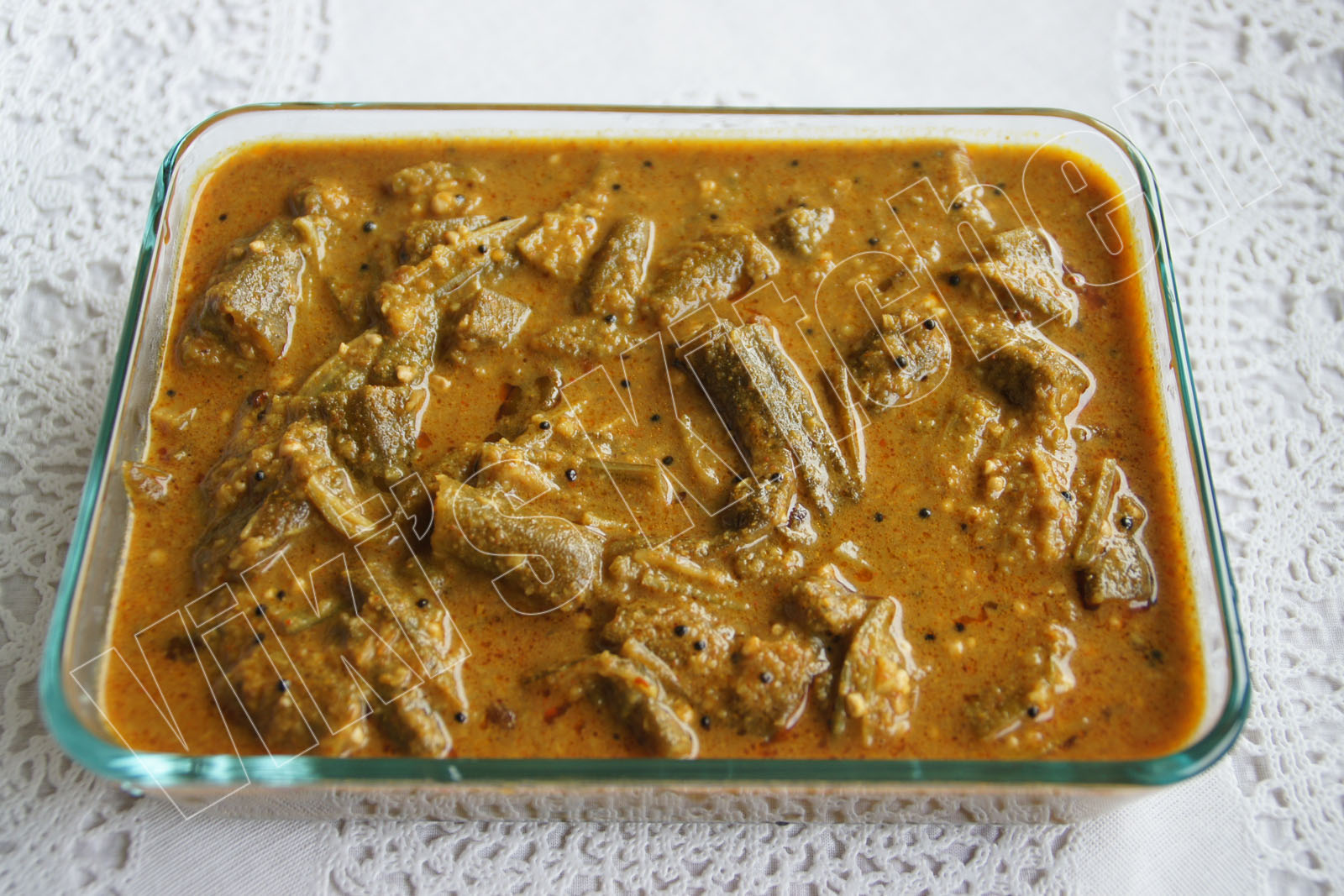 Viki 's Kitchen: Vendakkai Puli kulambu