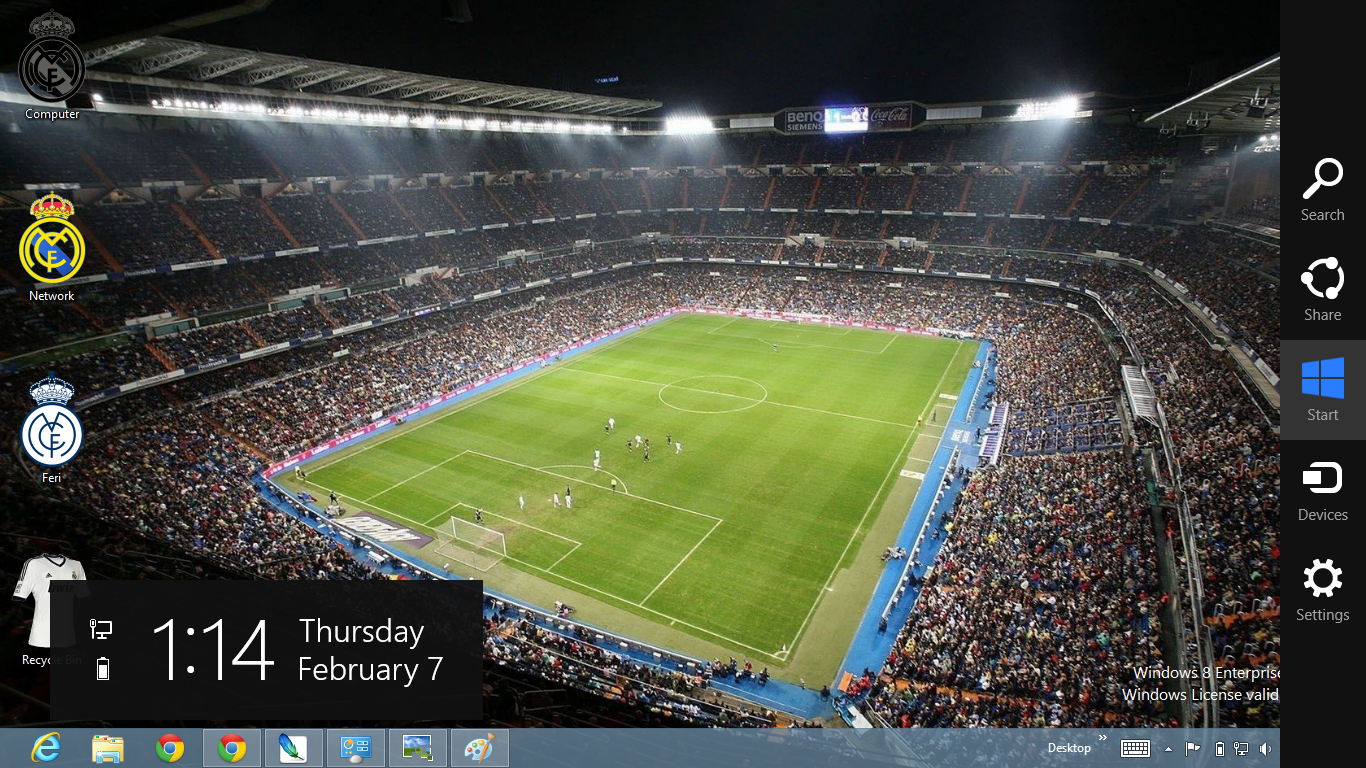 Real Madrid Theme For Windows 8 | Ouo Themes