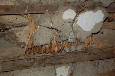 The Old House Blog: Wall Plaster in a 19th Century Log Cabin