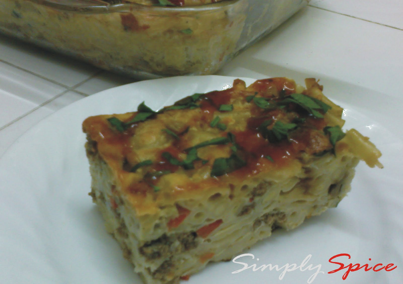 Simply Spice Kitchen: Macaroni Bakar....