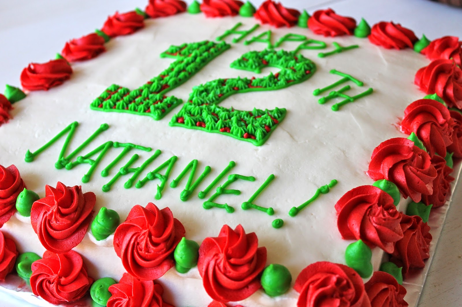 grass stains: Nathaniel's 12th birthday party