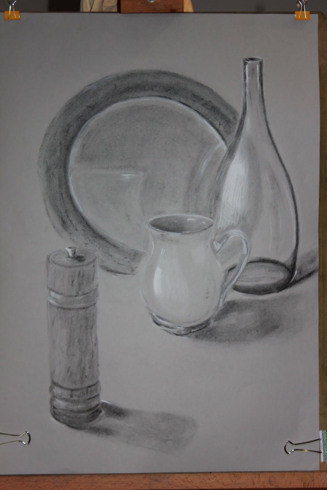 Sue F - Drawing Learning Log: Assignment 1 -Man made and Natural objects