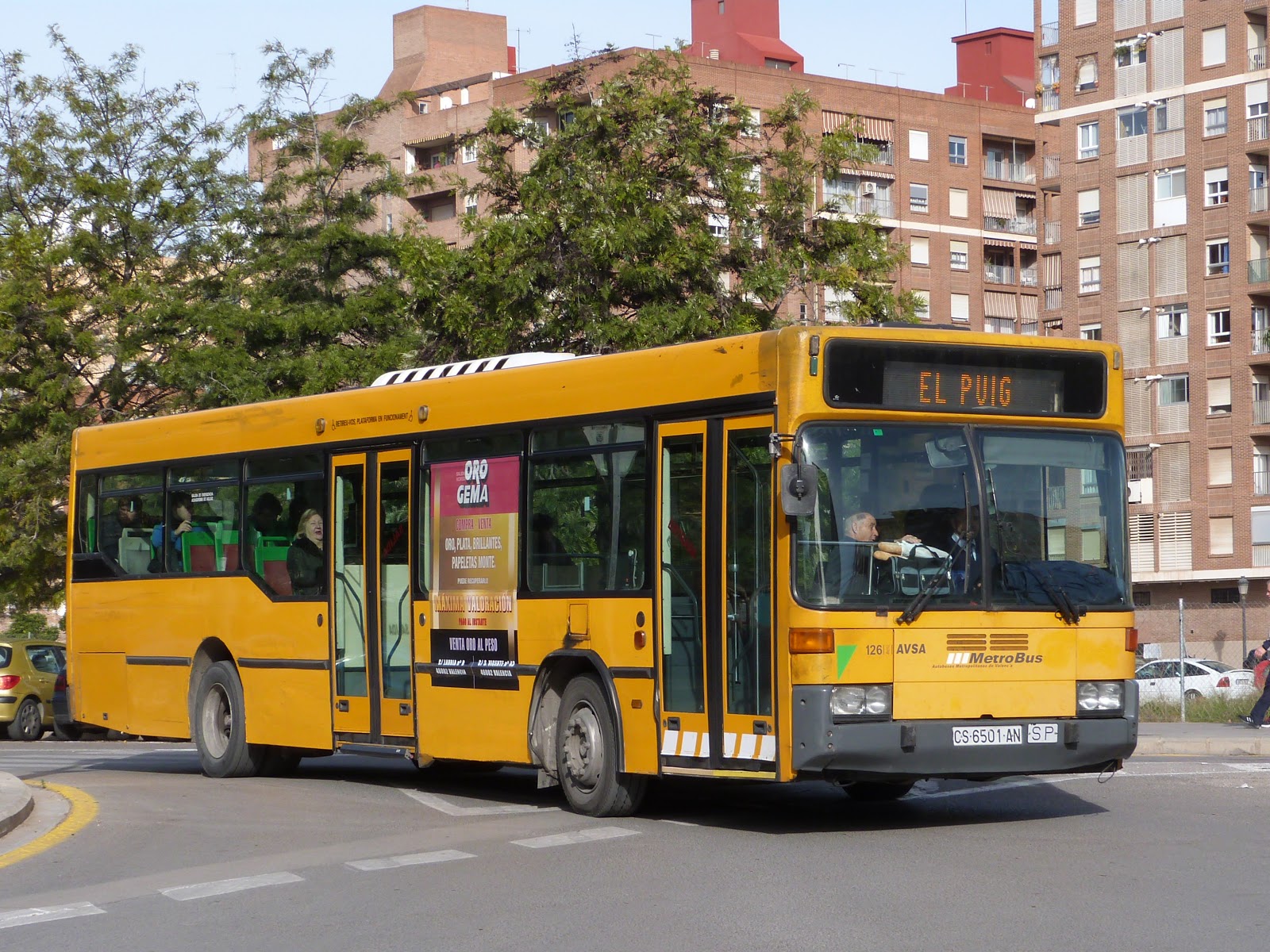 Autobuses de Valencia: Avsa 126. Línea MetroBús 112