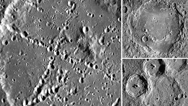 pixelul albastru: Imagini interesante cu planeta Mercur